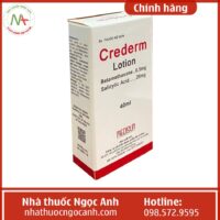 Thuốc Crederm Lotion 40ml cách sử dụng, giá bao nhiêu, mua ở đâu