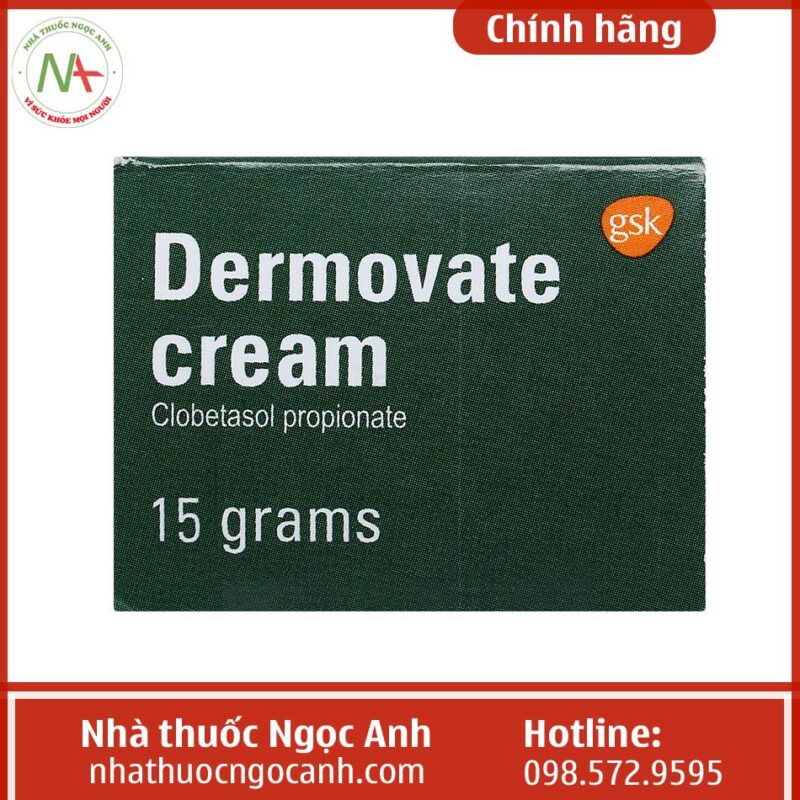 Thuốc Dermovate Cream 15g là thuốc gì, giá bao nhiêu, mua ở đâu