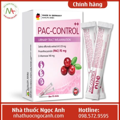 Pac-Control là thuốc gì? có tác dụng gì? mua ở đâu, giá bao nhiêu