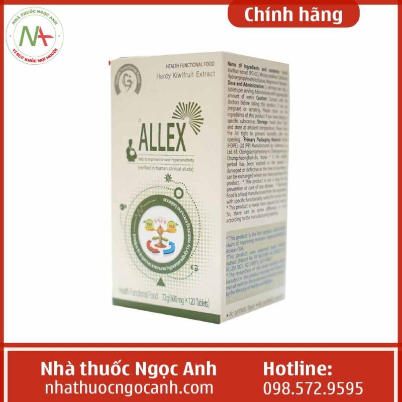 Thuốc Allex viên nén có tác dụng gì, mua ở đâu, giá bao nhiêu?