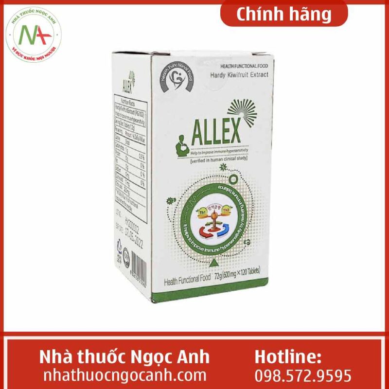 Thuốc Allex viên nén có tác dụng gì, mua ở đâu, giá bao nhiêu?