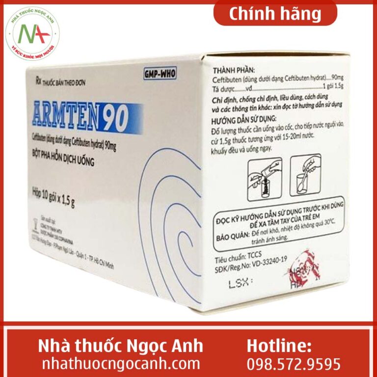 Thuốc Armten 90 uống trước hay sau ăn, giá bao nhiêu, mua ở đâu