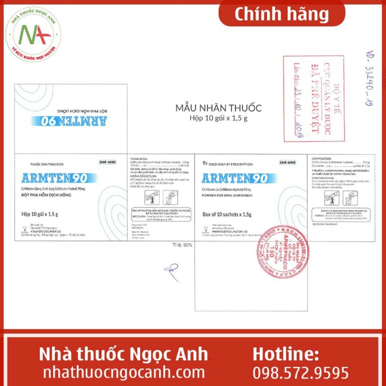 Thuốc Armten 90 uống trước hay sau ăn, giá bao nhiêu, mua ở đâu