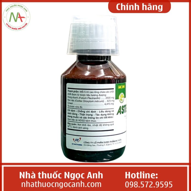 Thuốc ho Astemix 90ml có tốt không, giá bao nhiêu, bán ở đâu?