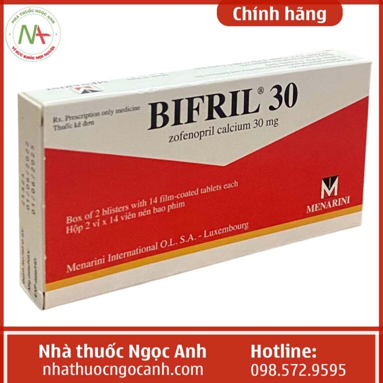Thuốc Bifril 30 là thuốc gì, có tác dụng gì, mua ở đâu, giá bao nhiêu?