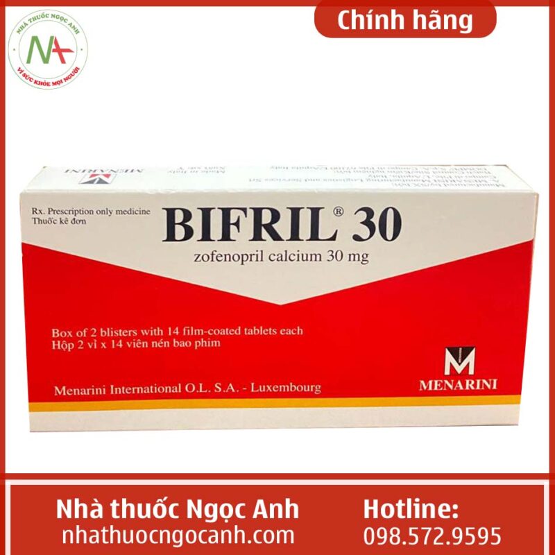Thuốc Bifril 30 là thuốc gì, có tác dụng gì, mua ở đâu, giá bao nhiêu?