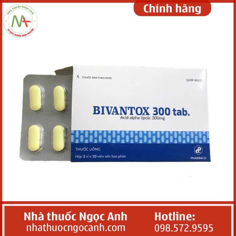 Thuốc Bivantox 300 tab. là thuốc gì, giá bao nhiêu, mua ở đâu?