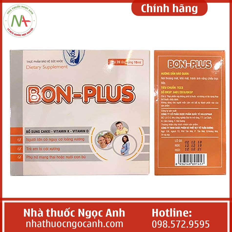 Thuốc Bon-Plus là thuốc gì, có tốt không, giá bao nhiêu, mua ở đâu
