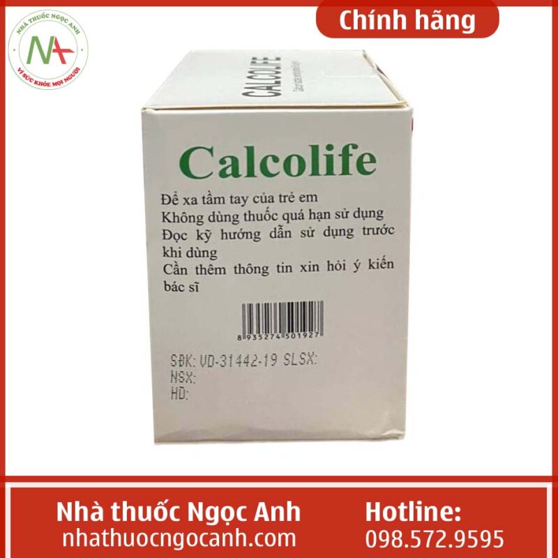 Thuốc Calcolife ống 10ml là thuốc gì, giá bao nhiêu, mua ở đâu?