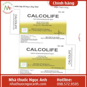 Thuốc Calcolife ống 10ml là thuốc gì, giá bao nhiêu, mua ở đâu?