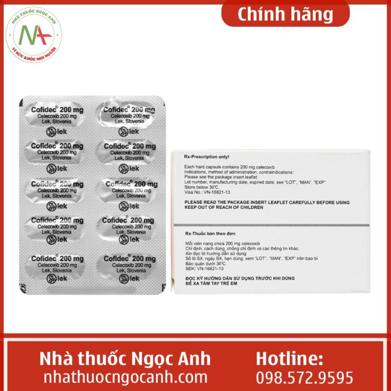 Thuốc Cofidec 200mg là thuốc gì, tác dụng gì, mua ở đâu, giá bao nhiêu?
