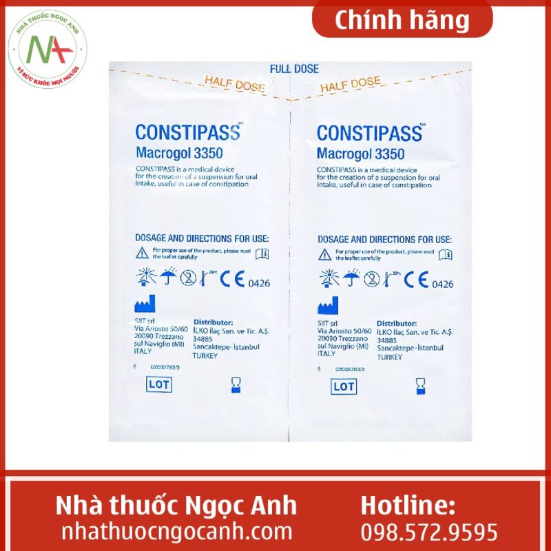 Constipass là thuốc gì, cách sử dụng, mua ở đâu, giá bao nhiêu?