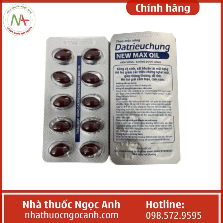 Datrieuchung new max oil là thuốc gì, giá bao nhiêu, mua ở đâu?