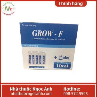 Thuốc Grow - F có tác dụng gì, mua ở đâu, giá bao nhiêu?