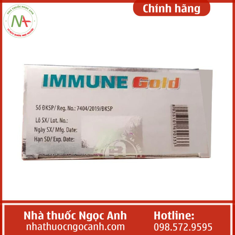 Immune Gold là thuốc gì, có tốt không, giá bao nhiêu, mua ở đâu?