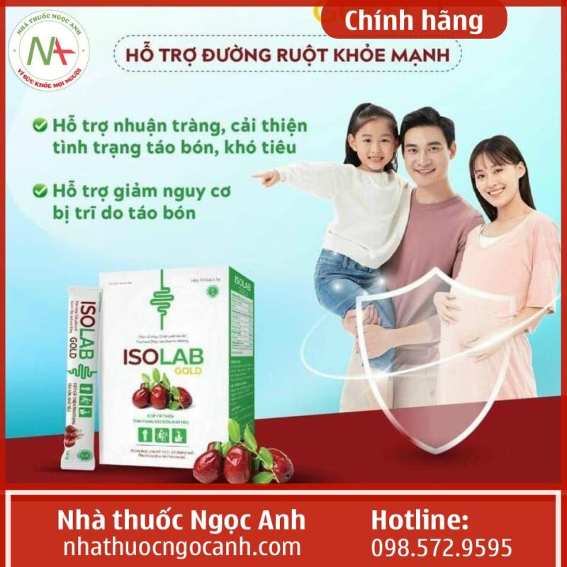 Thuốc Isolab Gold là thuốc gì, có tốt không, giá bao nhiêu, mua ở đâu?