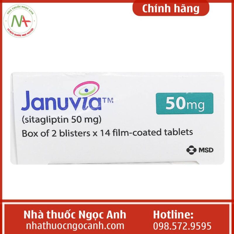 Thuốc Januvia 50mg thuộc nhóm nào, mua ở đâu, giá bao nhiêu?