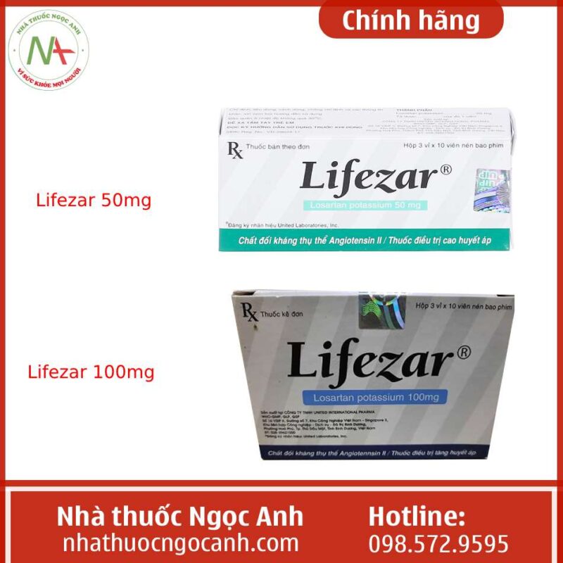 Thuốc Lifezar 50mg có tác dụng gì, mua ở đâu, giá bao nhiêu?