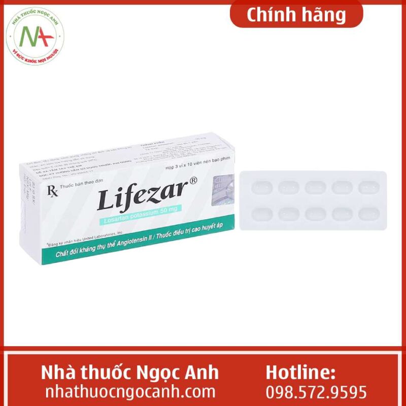 Thuốc Lifezar 50mg có tác dụng gì, mua ở đâu, giá bao nhiêu?