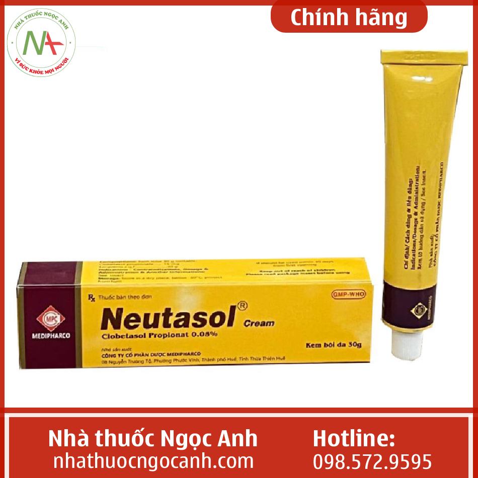 Thuốc bôi Neutasol Cream có tác dụng gì, mua ở đâu, giá bao nhiêu?
