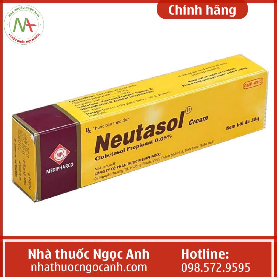 Thuốc bôi Neutasol Cream có tác dụng gì, mua ở đâu, giá bao nhiêu?