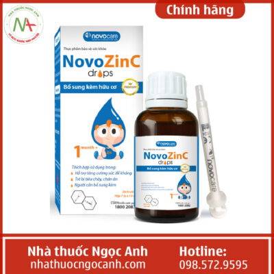 Thuốc kẽm NovozinC Drops có tốt không, mua ở đâu, giá bao nhiêu?\