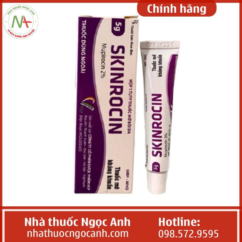 Thuốc Skinrocin 2% có tác dụng gì, mua ở đâu, giá bao nhiêu?