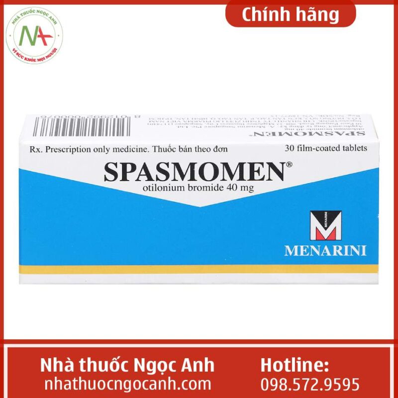 Thuốc Spasmomen 40mg tác dụng gì, mua ở đâu, giá bao nhiêu?