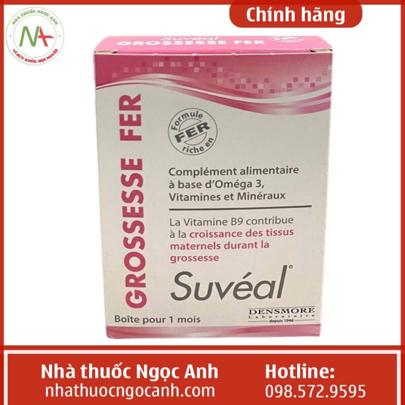Thuốc Suveal Grossesse Fer có tác dụng gì, mua ở đâu, giá bao nhiêu