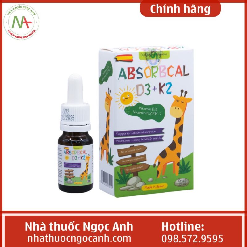 Thuốc Absorbcal D3+K2 Imochild là thuốc gì, giá bao nhiêu, mua ở đâu?