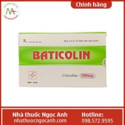 Thuốc Baticolin là thuốc gì, tác dụng gì, giá bao nhiêu, mua ở đâu?