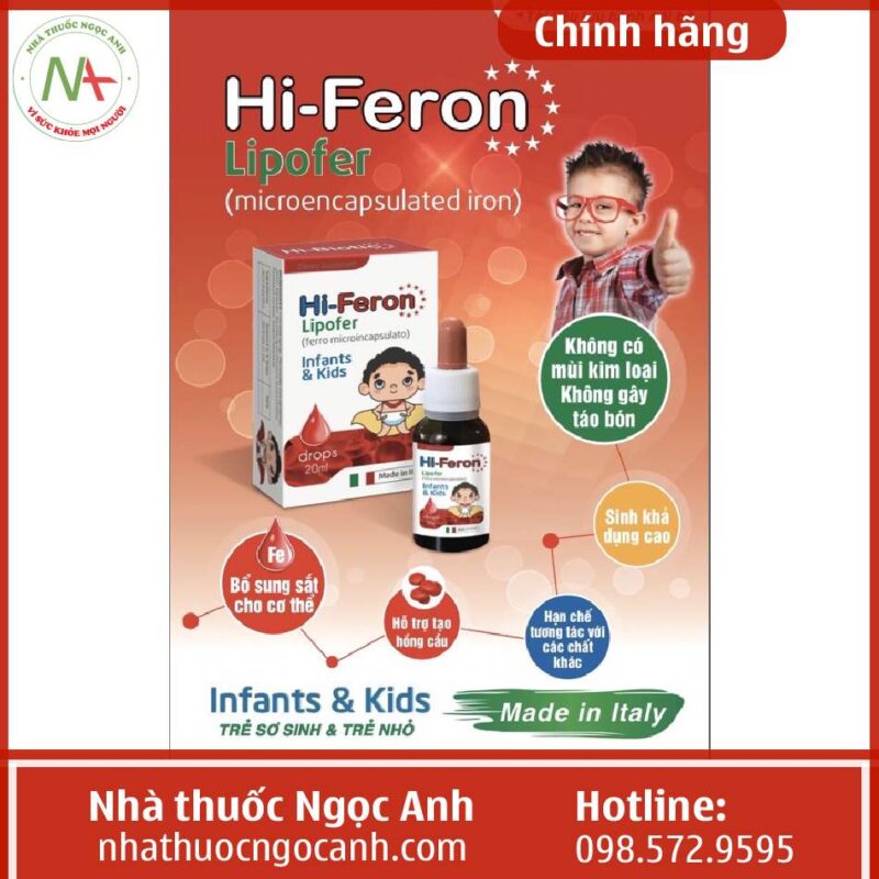 Thuốc sắt Hi-Feron có tốt không, cách sử dụng, giá bao nhiêu, mua ở đâu?