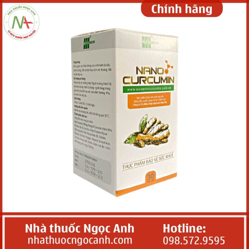 Viên uống Nano Curcumin OIC là thuốc gì, giá bao nhiêu, mua ở đâu?