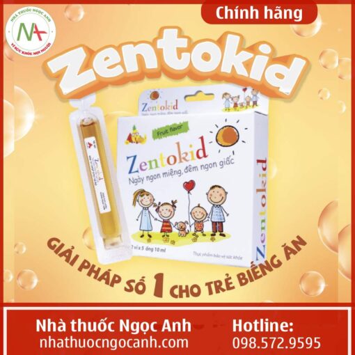 Thuốc Zentokid dùng cho trẻ mấy tuổi, giá bao nhiêu, mua ở đâu?