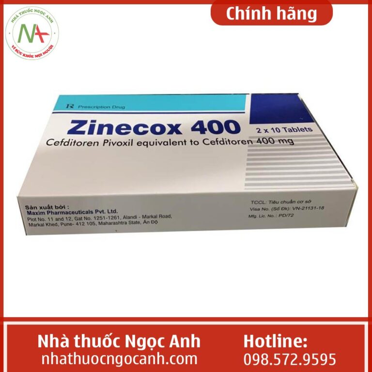 Thuốc Zinecox 400 là thuốc gì, có tác dụng gì, giá bao nhiêu, mua ở đâu?