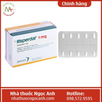 Thuốc Risperdal 1mg là thuốc gì? tác dụng, mua ở đâu, giá bán?