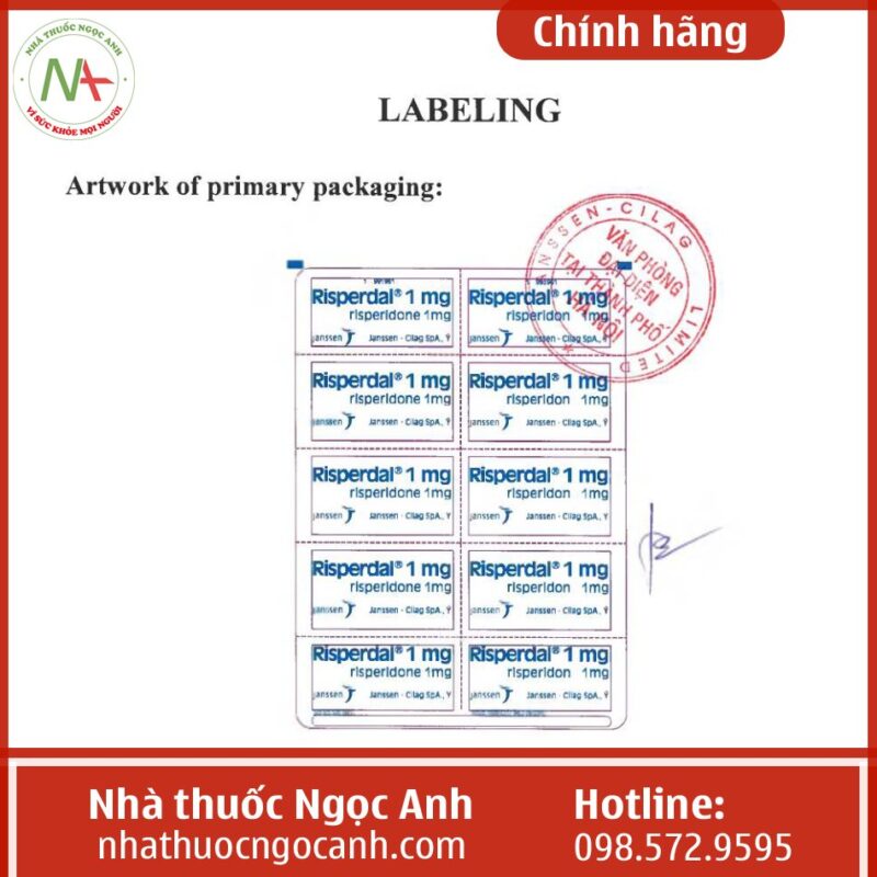 Thuốc Risperdal 1mg Hộp 6 Vỉ X 10 Viên Giá Bao Nhiêu Mua ở đâu