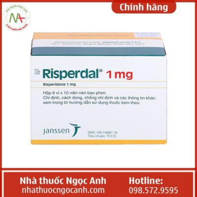Thuốc Risperdal 1mg là thuốc gì? tác dụng, mua ở đâu, giá bán?