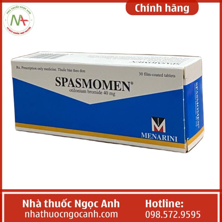 Thuốc Spasmomen 40mg tác dụng gì, mua ở đâu, giá bao nhiêu?