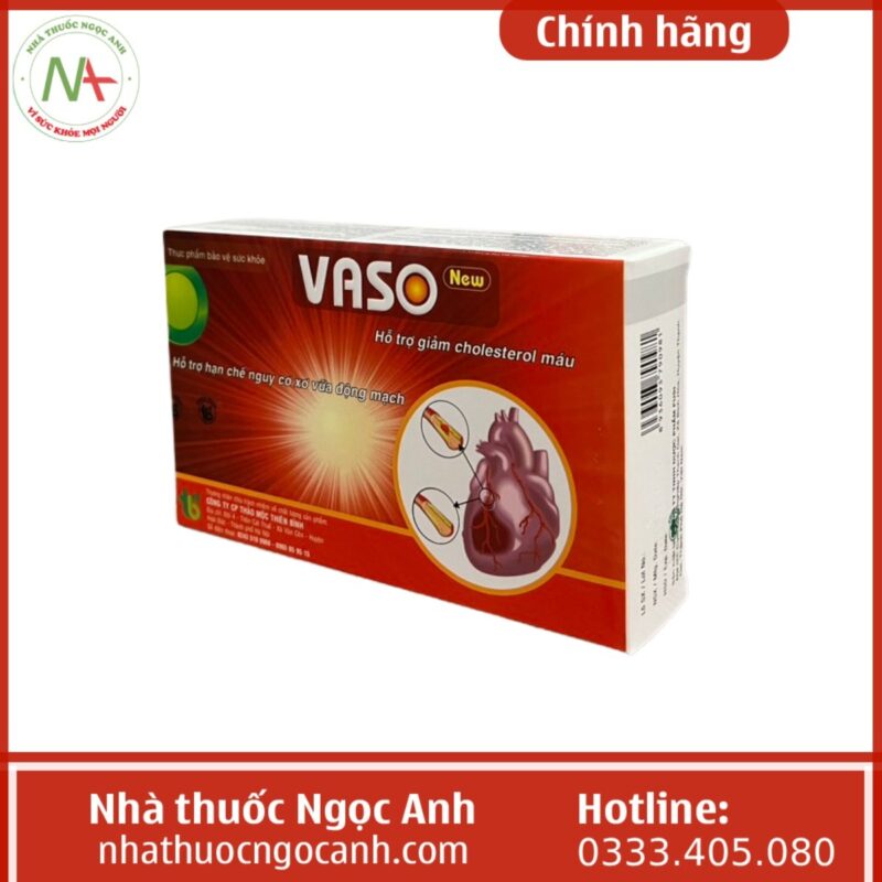 Thuốc Vaso New là thuốc gì, có tốt không, giá bao nhiêu, mua ở đâu
