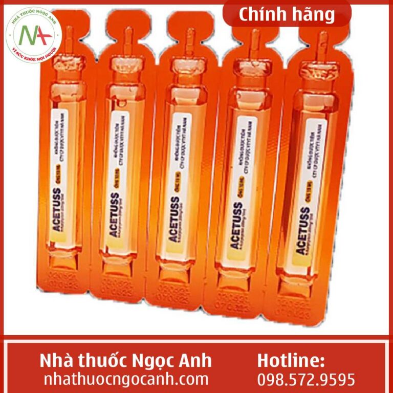 Thuốc Acetuss ống 10ml là thuốc gì, mua ở đâu, giá bao nhiêu?