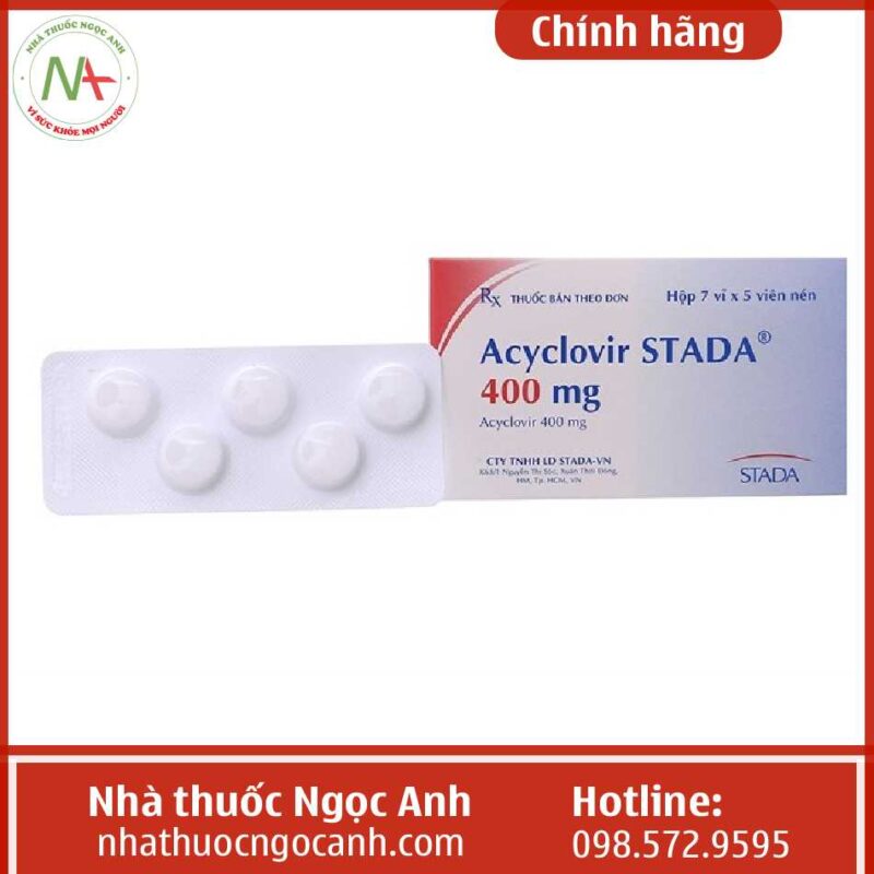 Thuốc Acyclovir Stada 400 mg là thuốc gì, giá bao nhiêu, mua ở đâu