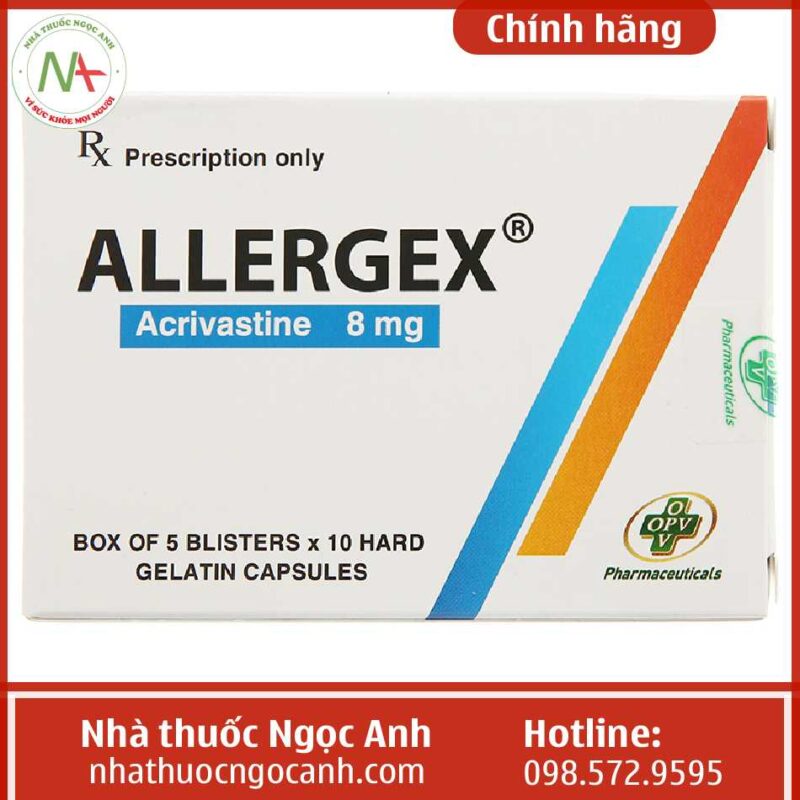 Thuốc Allergex OPV là thuốc gì, thế hệ mấy, giá bao nhiêu, mua ở đâu?