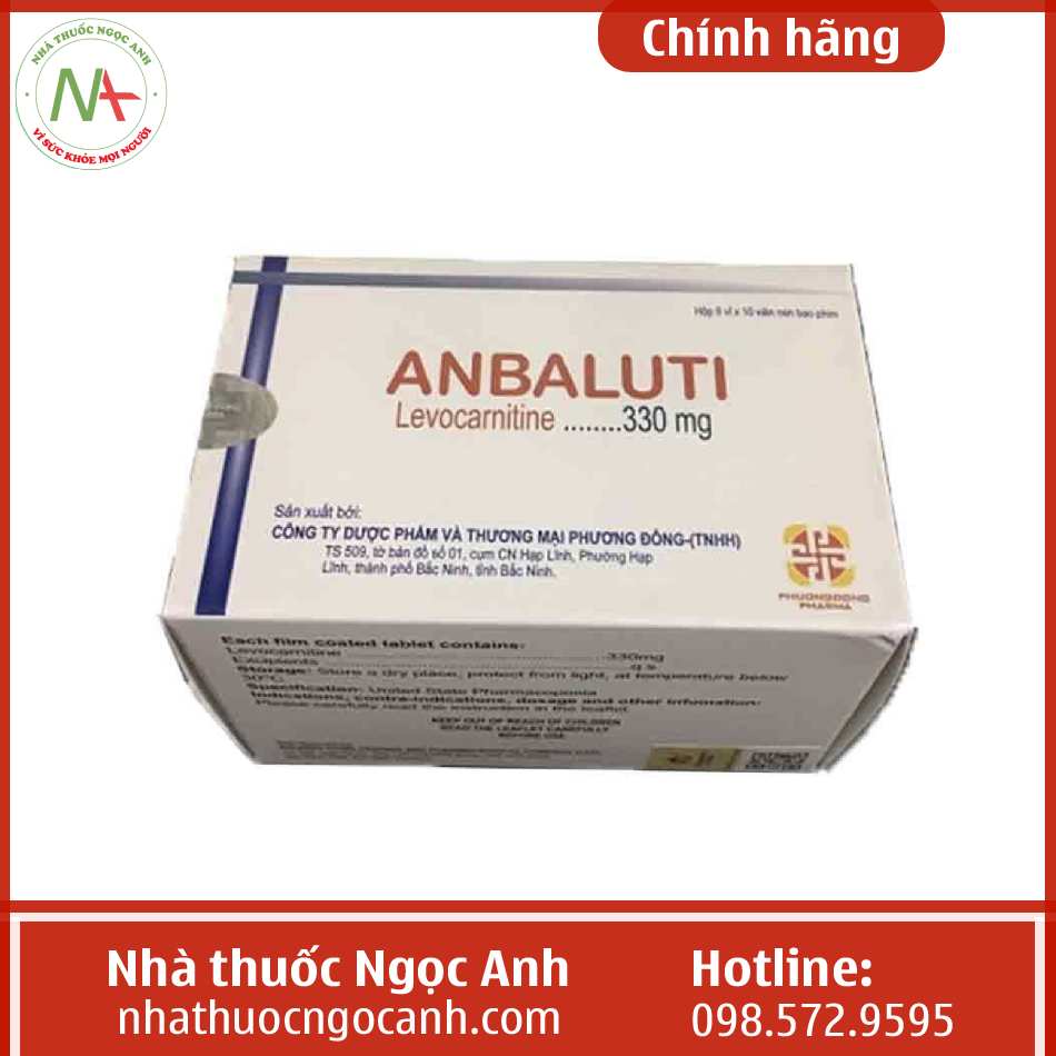 Thuốc Anbaluti 330mg có tác dụng gì, giá bao nhiêu, mua ở đâu?