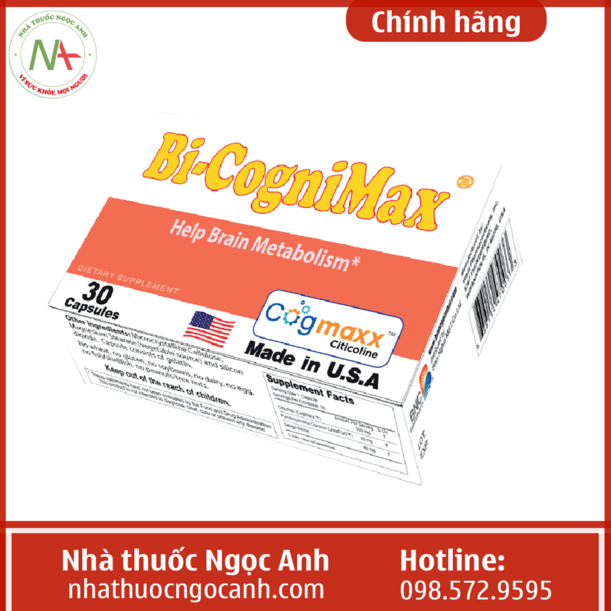 Thuốc Bi-Cognimax là thuốc gì, có tác dụng gì, giá bao nhiêu, mua ở đâu