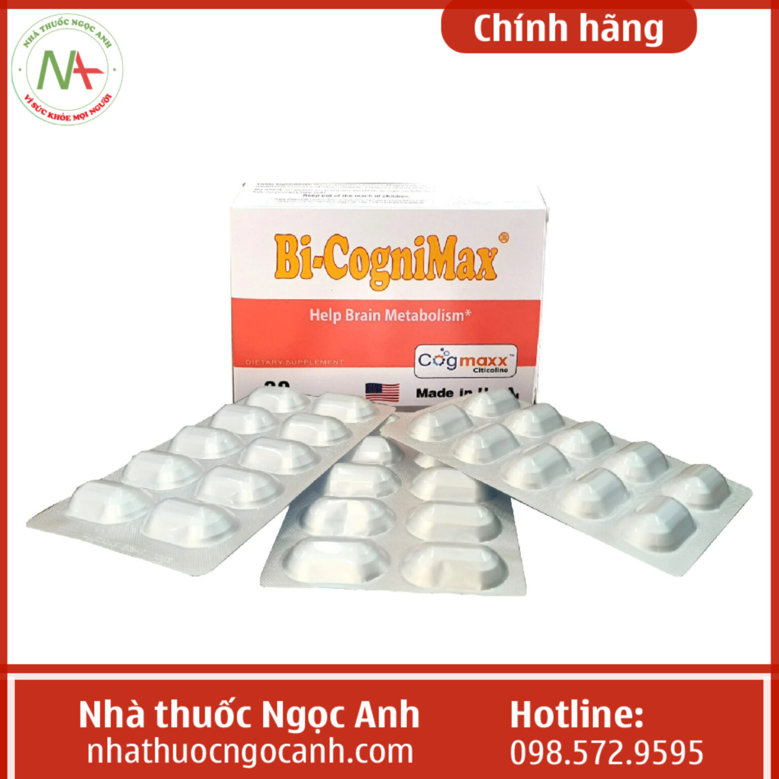 Thuốc Bi-Cognimax là thuốc gì, có tác dụng gì, giá bao nhiêu, mua ở đâu