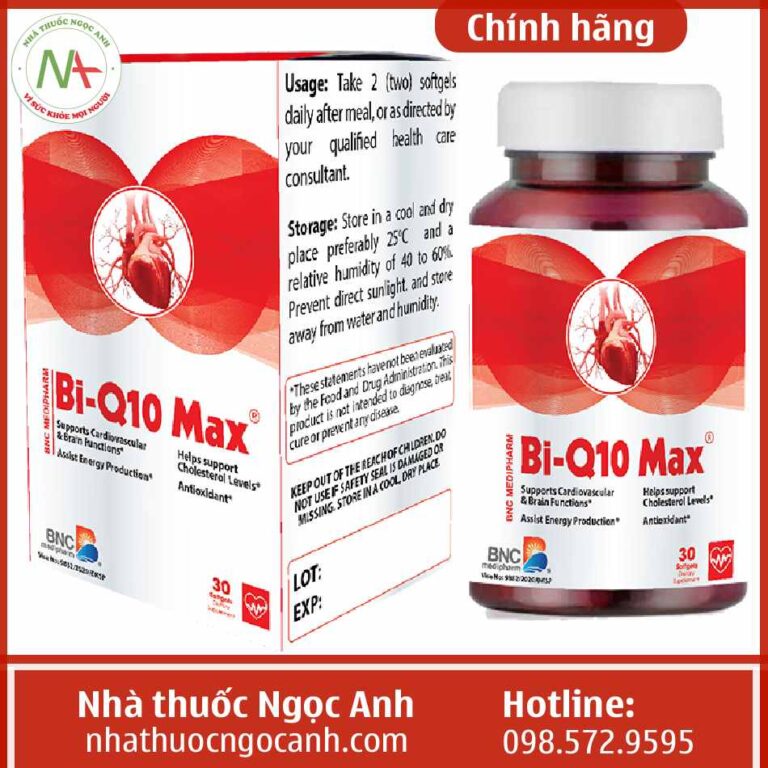Bi-Q10 Max là thuốc gì, có tác dụng gì, mua ở đâu, giá bao nhiêu?