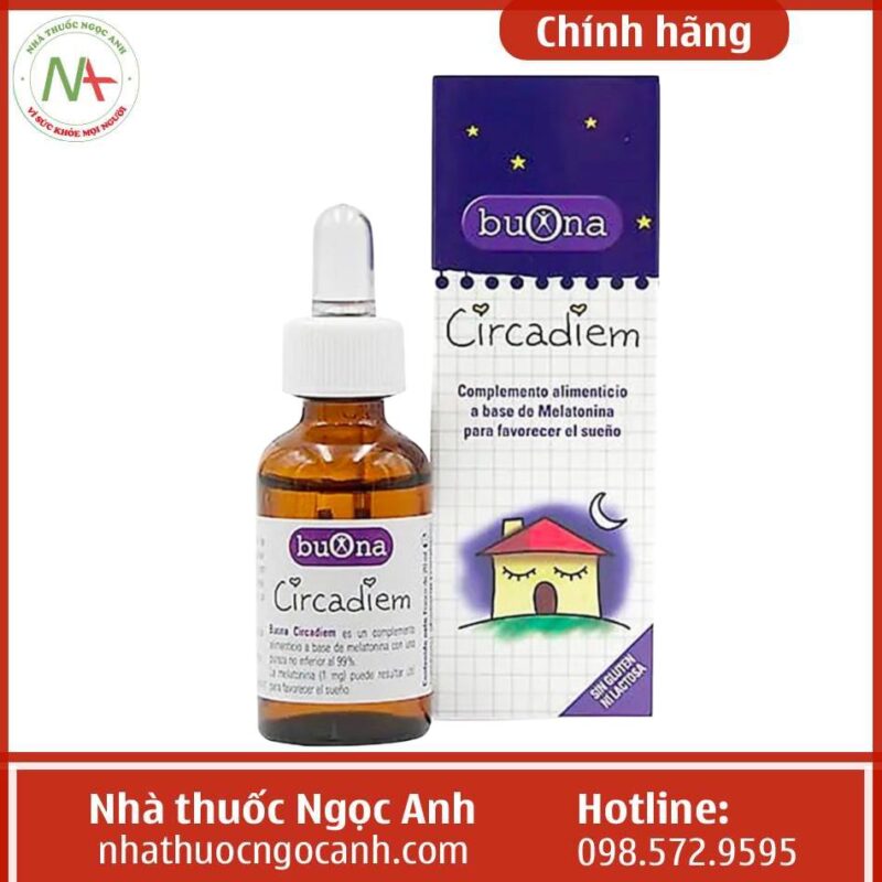 Thuốc Buona Circadiem 20ml xuất xứ từ đâu, giá bao nhiêu, mua ở đâu?
