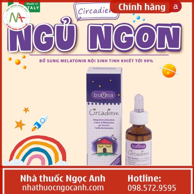 Thuốc Buona Circadiem 20ml xuất xứ từ đâu, giá bao nhiêu, mua ở đâu?