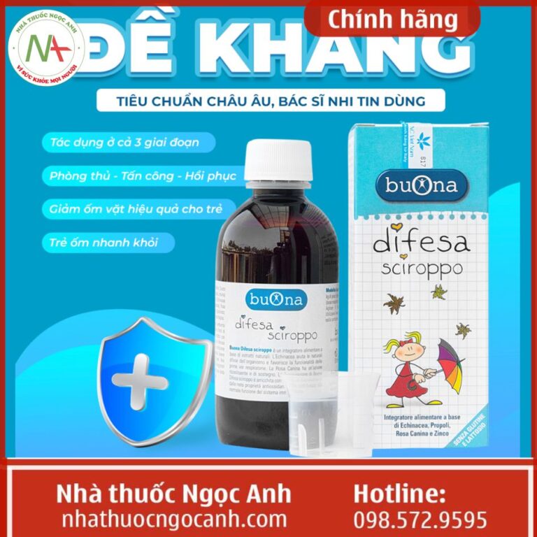 Thuốc Buona Difesa Sciroppo 150ml có giá bao nhiêu, mua ở đâu?